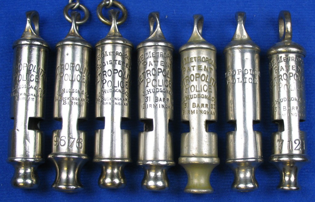 013 Metropolitan Police Whistles